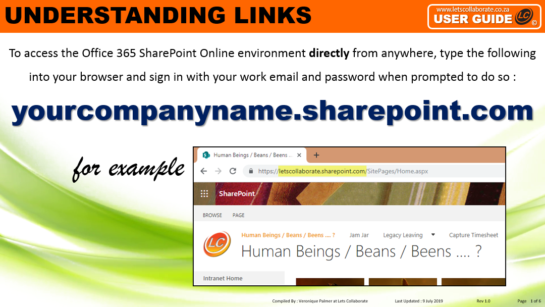Understanding #SharePoint Links – Views from Veronique