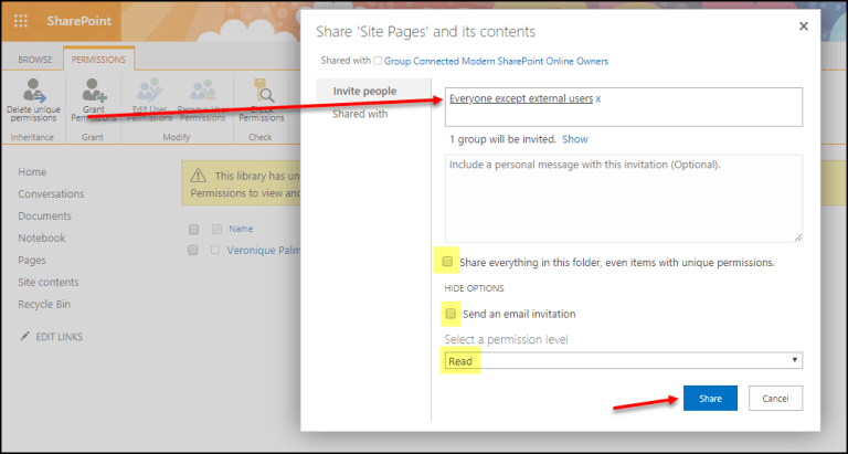 Hiding the Edit Button on Modern SharePoint Sites, About Site Pages and ...