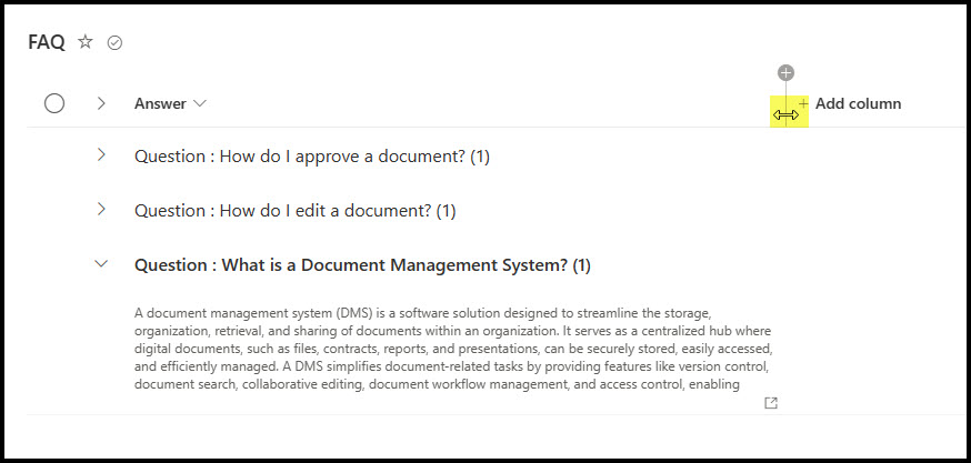Two Super Simple Ways to Share FAQ’s on SharePoint – Views from Veronique